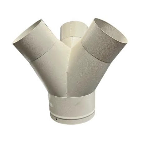 ROK 89665 6" to 4" 3-Way Splitter