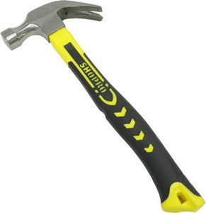 Shopro H001347 16oz Claw Hammer w/ Fibreglass Handle