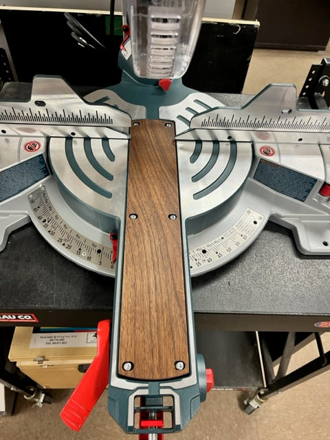 Bosch GCM12SD Miter Saw Zero Clearance Insert - Walnut