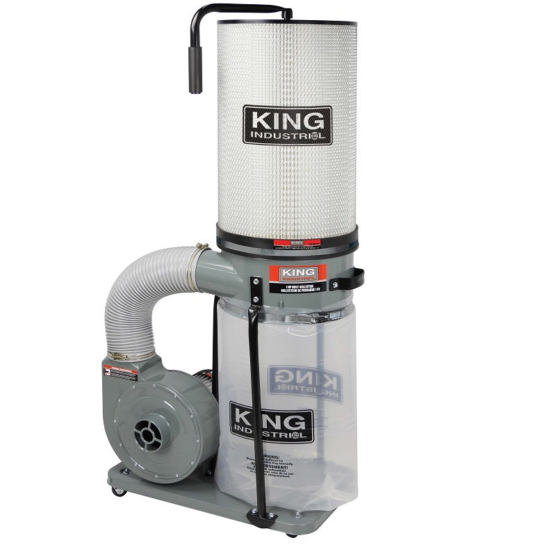 King KC-2405C/KDCF-2400 1HP Dust Collector - 700 CFM