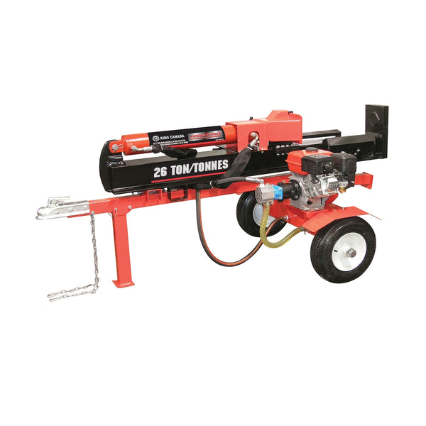 PowerForce KCG-26LS Log Splitter - 26 Ton Splitting Force, 6.5 HP